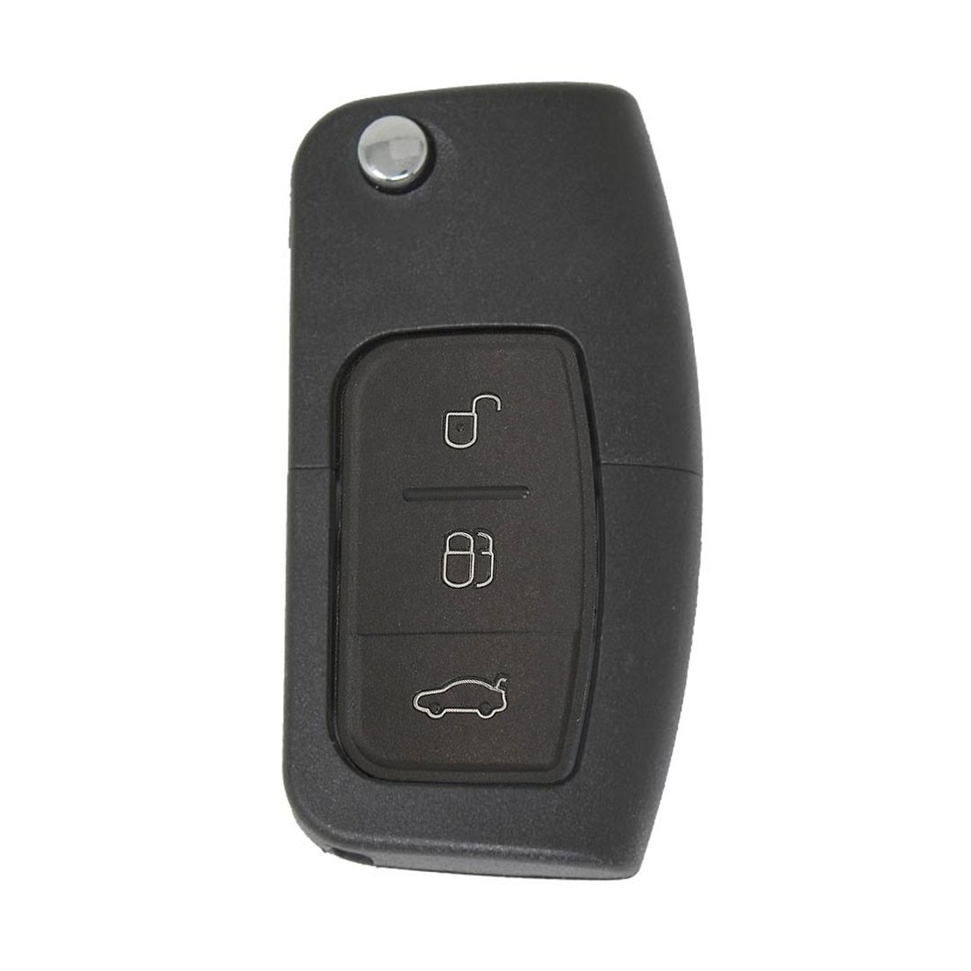 Ford Focus Flip Remote 3 Buttons 433MHz HU101 Blade – akuae